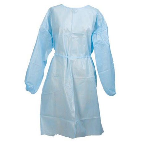 Fluid resistant non woven plastic disposable barrier gown from China ...